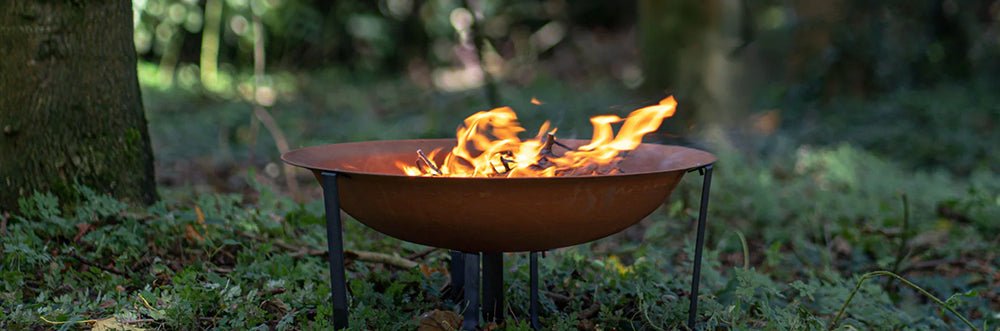 Garden fire features: Our guide to log-burning fire pits, bowls, globe ...