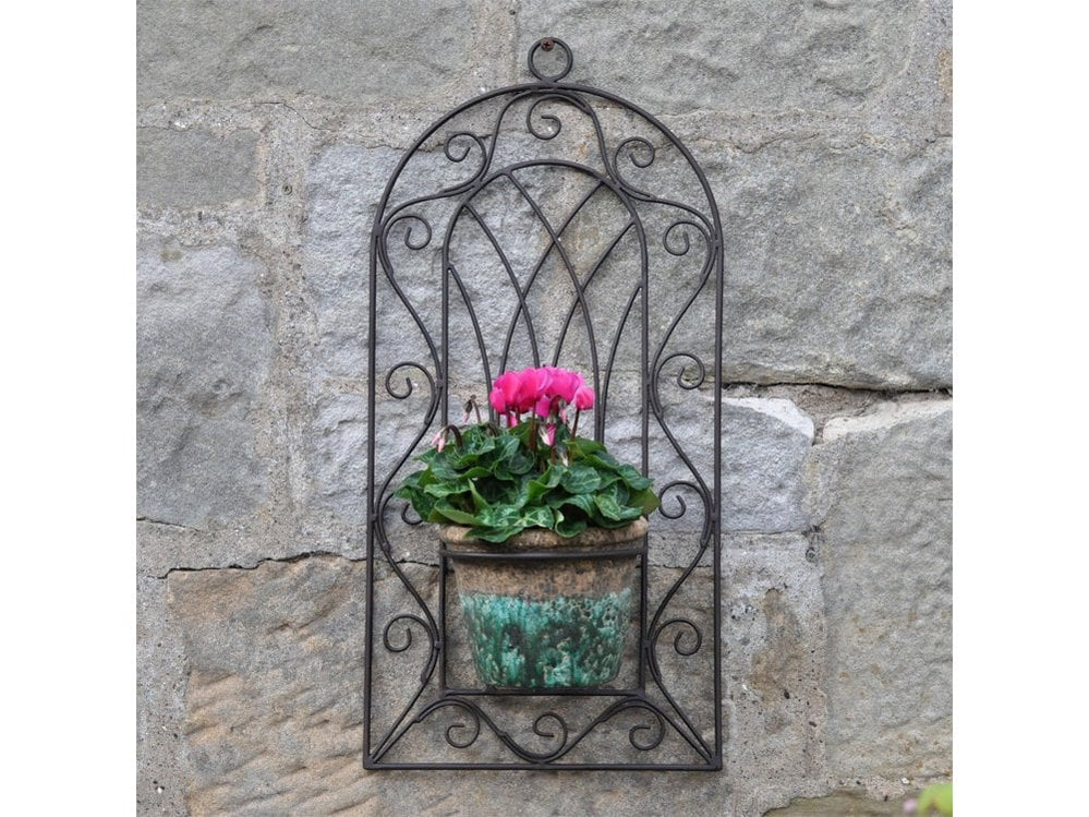 Gothic Wall Pot Planter | Planters | Woodlodge — Home & Garden Extras