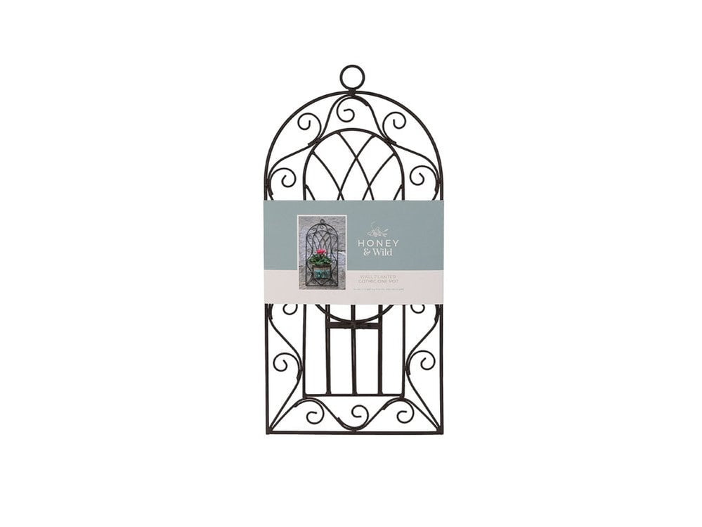 Gothic Wall Pot Planter | Planters | Woodlodge — Home & Garden Extras