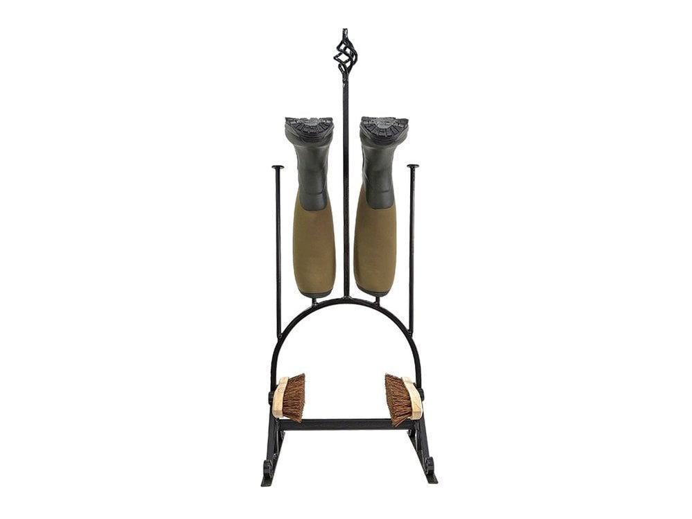 Boot Stand with boot Brush, Wellinton Boot Stands — Home & Garden Extras