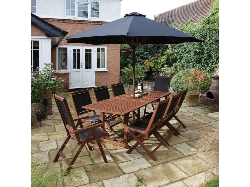 Bali Extendable Table Set | Stylish Garden Furniture for Outdoor Dinin ...