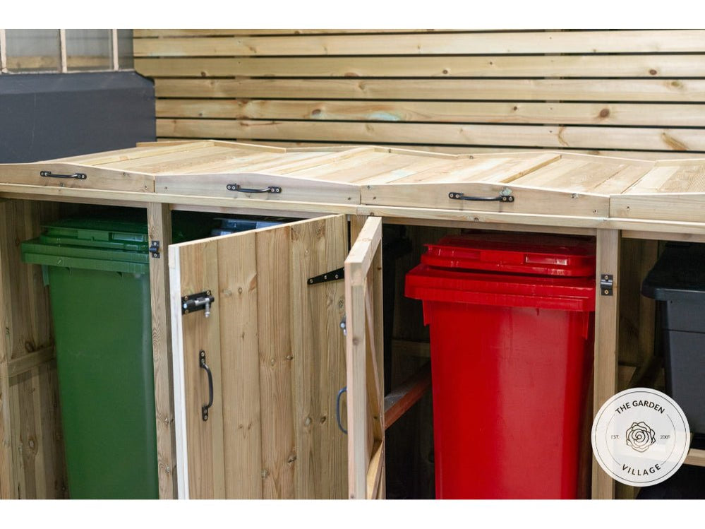 Chatburn 3 Wheelie Bin & (2 or 4) Recycle Box Store (2 or 4) — Home ...
