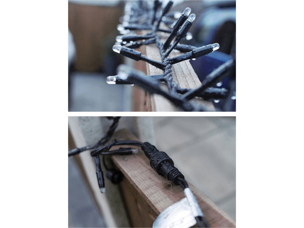 Eagle Connect LED Cluster Lights – Warm White LEDs with Black or White ...