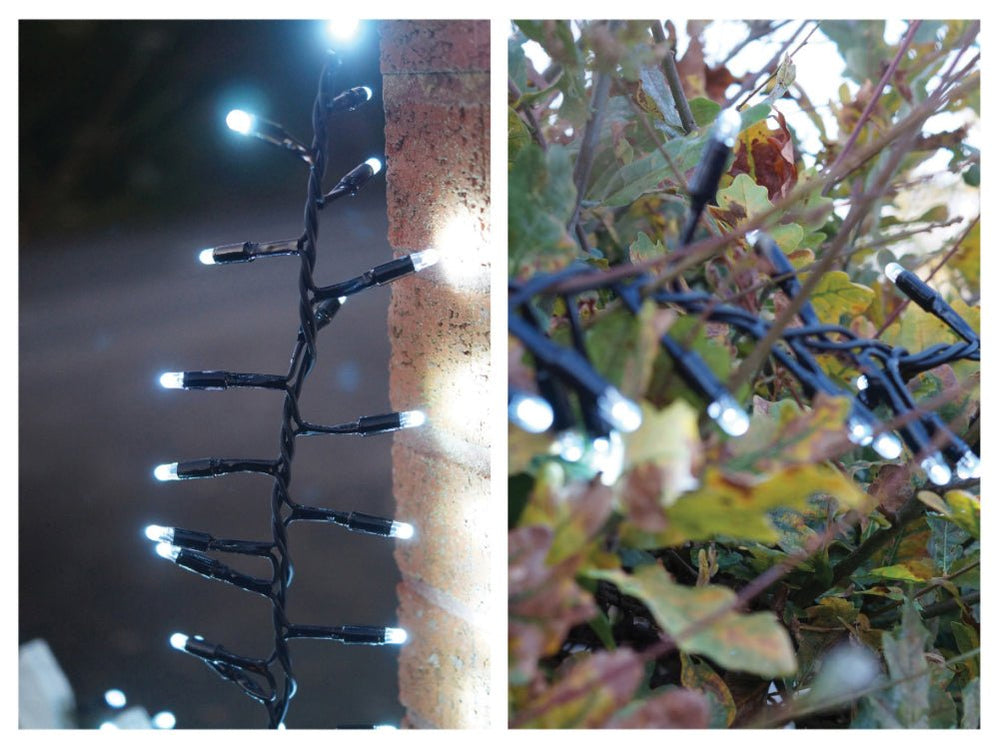 Eagle Connect LED Cluster Lights – Cool White LEDs with Black or White ...