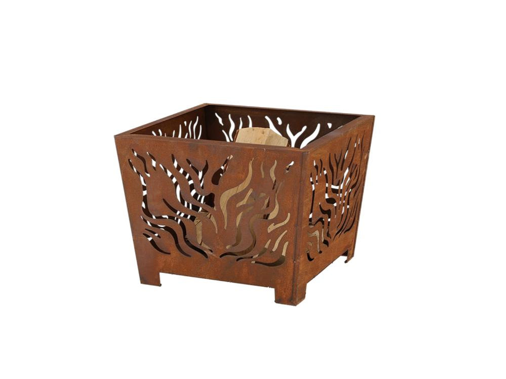 Fire Bowl / Log Burner | Square Design | Fallen Fruits — Home & Garden ...