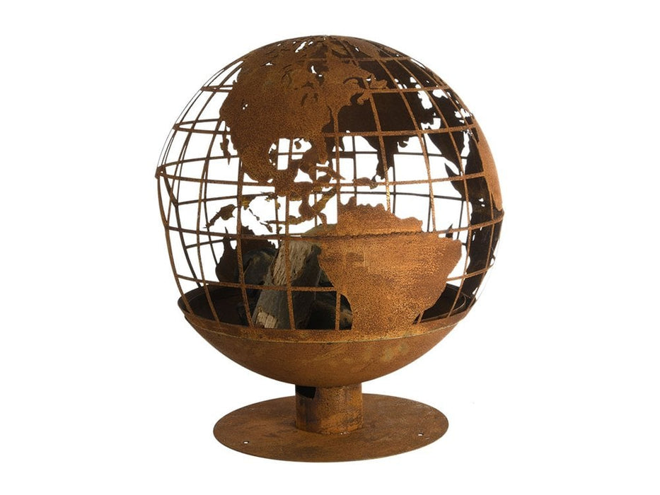 Fire Bowl / Log Burner | World Map | Fallen Fruits — Home & Garden Extras