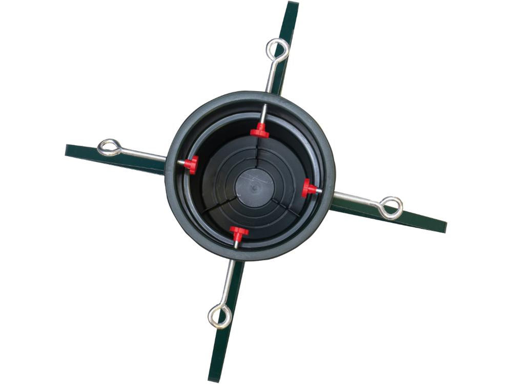 Christmas Tree Stand – 4 Legs with 4 Clamps for Secure Holiday Tree Se ...