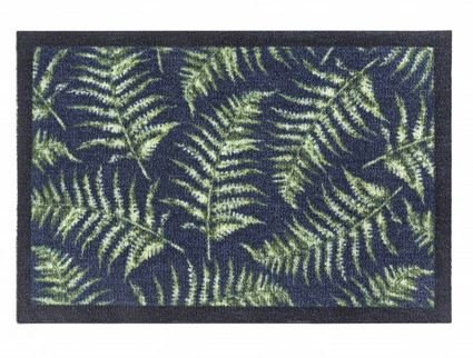 My Mat Nylon Indoor Pattern My Fern Leaves Mat or Runner — Home ...