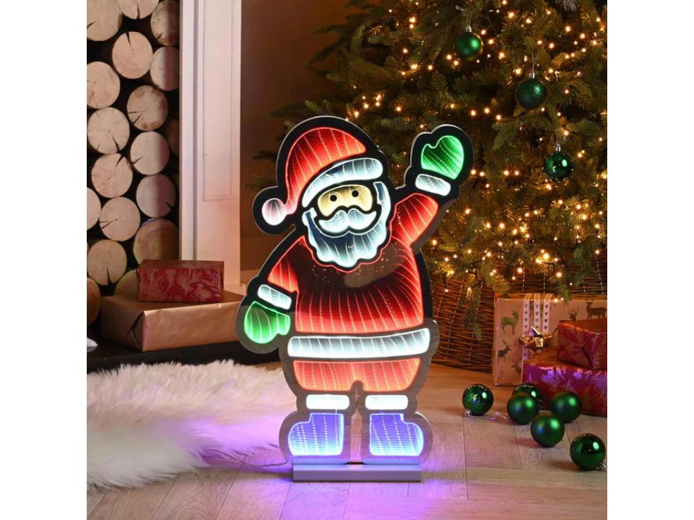 Santa Infinity Light - Indoor Christmas Decoration — Home & Garden Extras