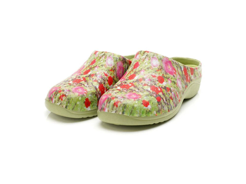 Poppy Explosion Classic Women's Clogs — Home & Garden Extras