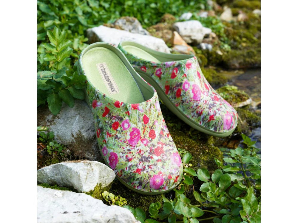 Poppy Explosion Classic Women's Clogs — Home & Garden Extras