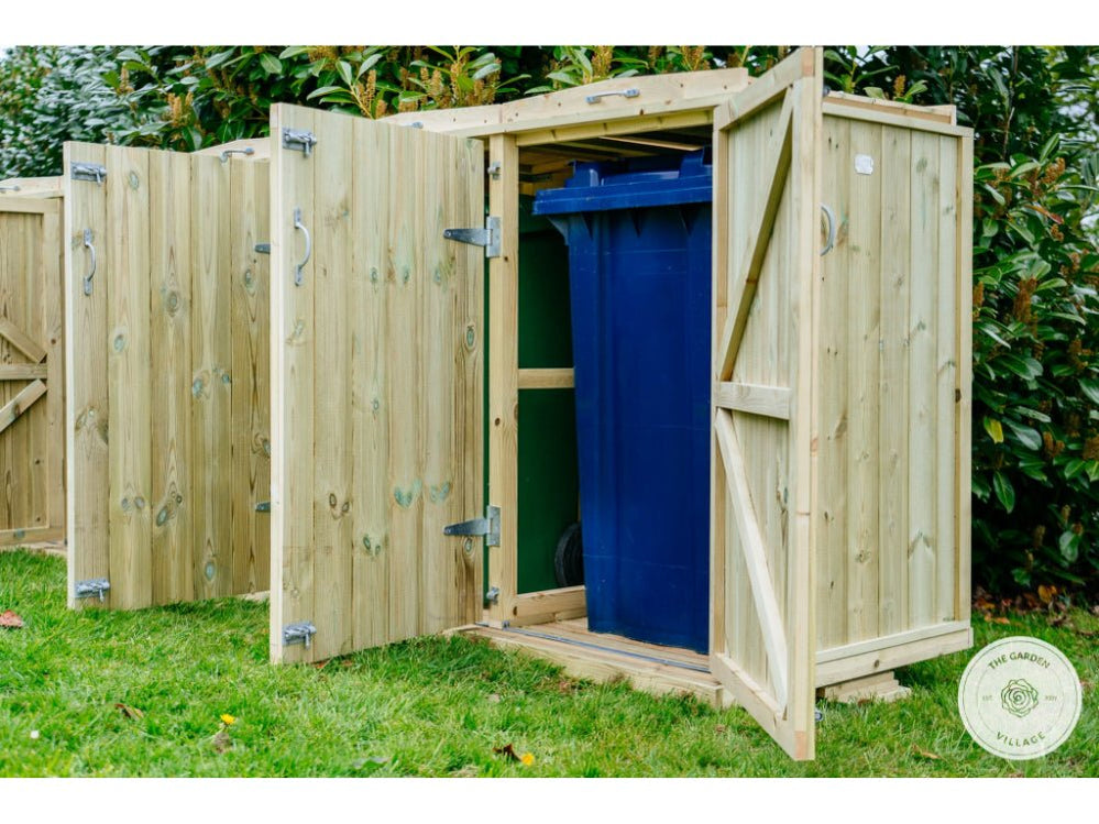 Shireburn Sextet Wheelie Bin Store (Galvanised Ironmongery) — Home ...