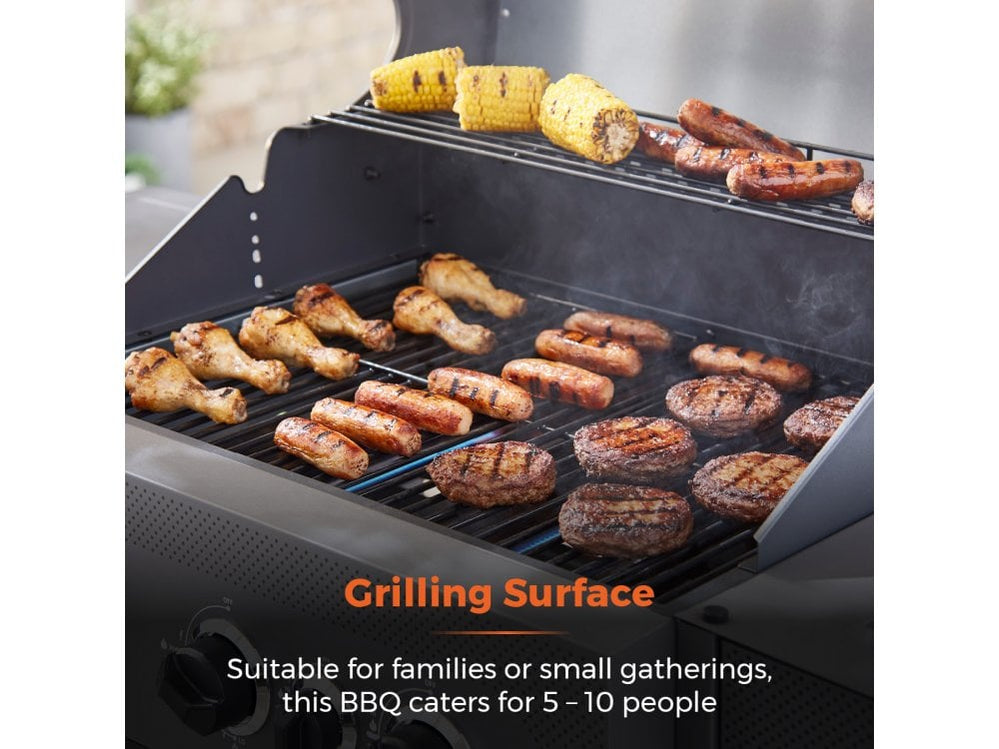 Stealth 3000 Three Burner BBQ with Side Burner — Home & Garden Extras