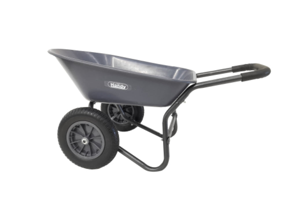 78 Litre Poly Wheelbarrow with Twin Puncture-Proof Tyres — Home ...