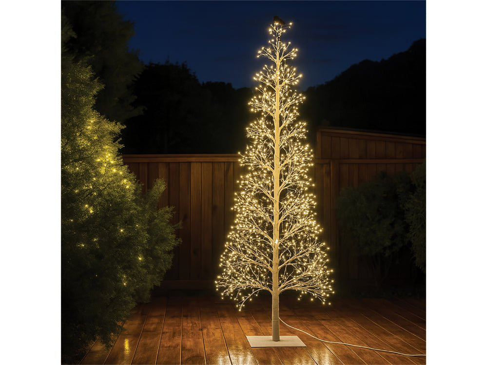 Xmas Haus Indoor/Outdoor White Copper Wire Christmas Tree – 1.5m or–1 ...