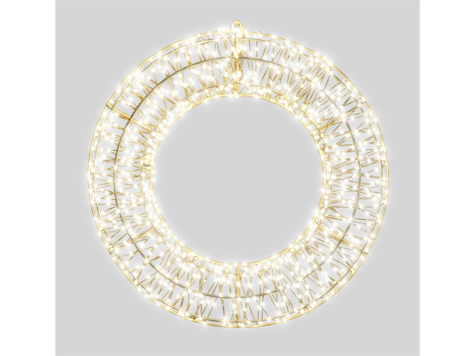 Xmas Haus 2D LED Wreath – Warm or Cool White LEDS – Available in 50cm ...