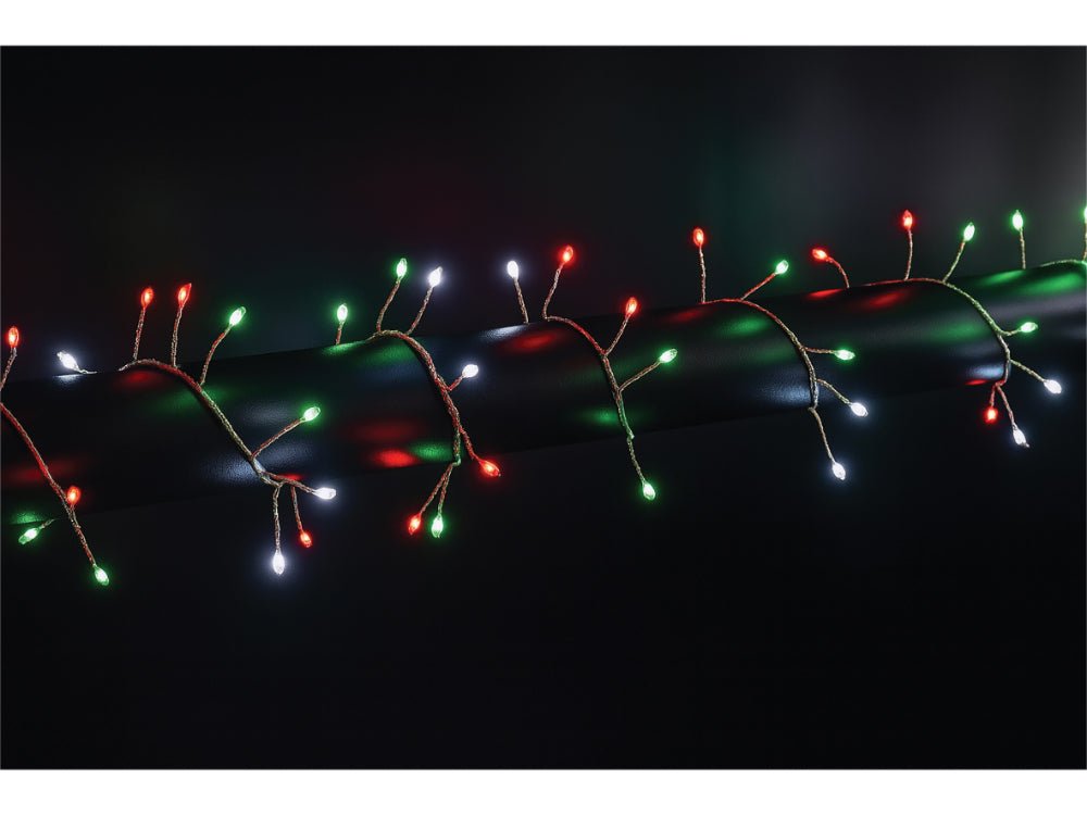 Xmas Haus Multicolour Cluster Lights – Silver Wire, Smart RGB LEDs, Re ...
